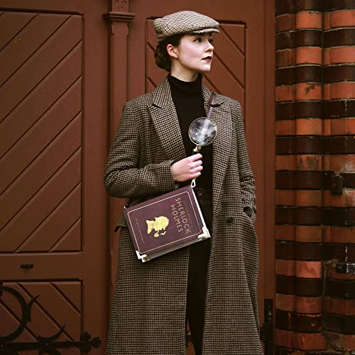 Well Read Co Crossbody Purse Handbag for Book Lovers - Sherlock Holmes, Vegan Leather, Large