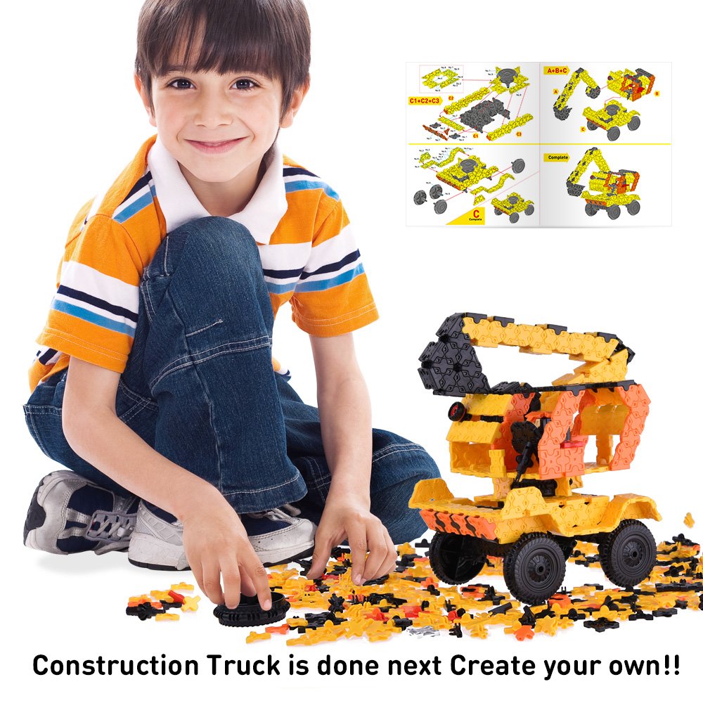 WEofferwhatYOUwant Flatblocks T-Rex, Dinosaur, Firefly, Honey Bee, Duck, and More | 3-D Puzzle Toy Building | Figures Level 2 | Collect Them All