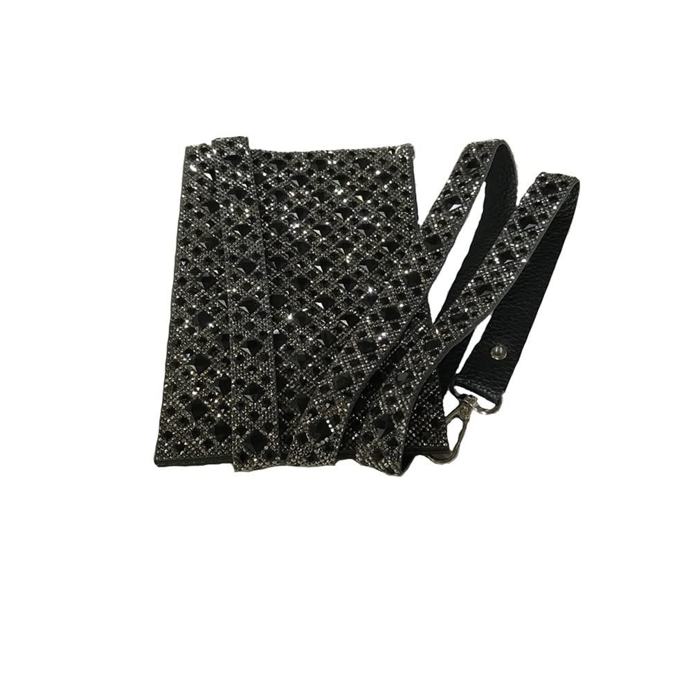 Jacqueline Kent - Royal Ice Cellphone Purse - Black Diamond