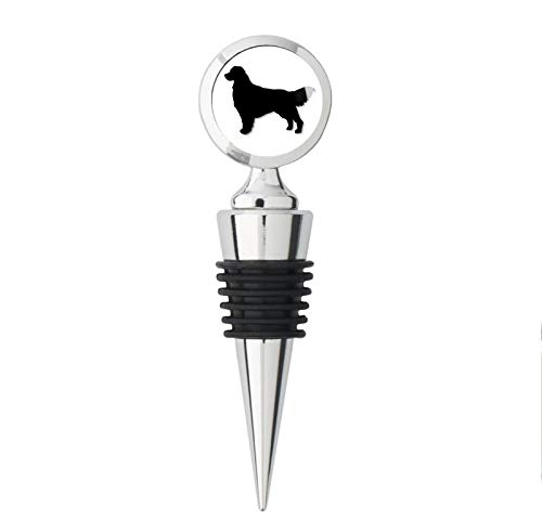 Golden Retriever Dog Breed Metal Steel Bottle Stopper Winestopper