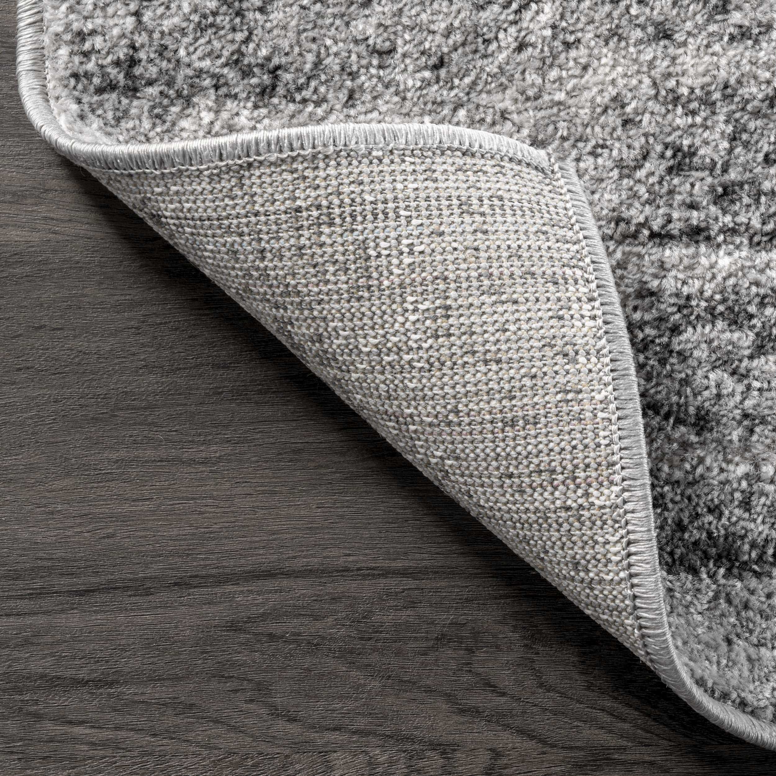 nuLOOM 2' x 3' Performance Indoor Area Rug, Non-Shed, Power Loomed High-Traffic Area Rug for Living Room, Bedroom, Home, Sherill Grey