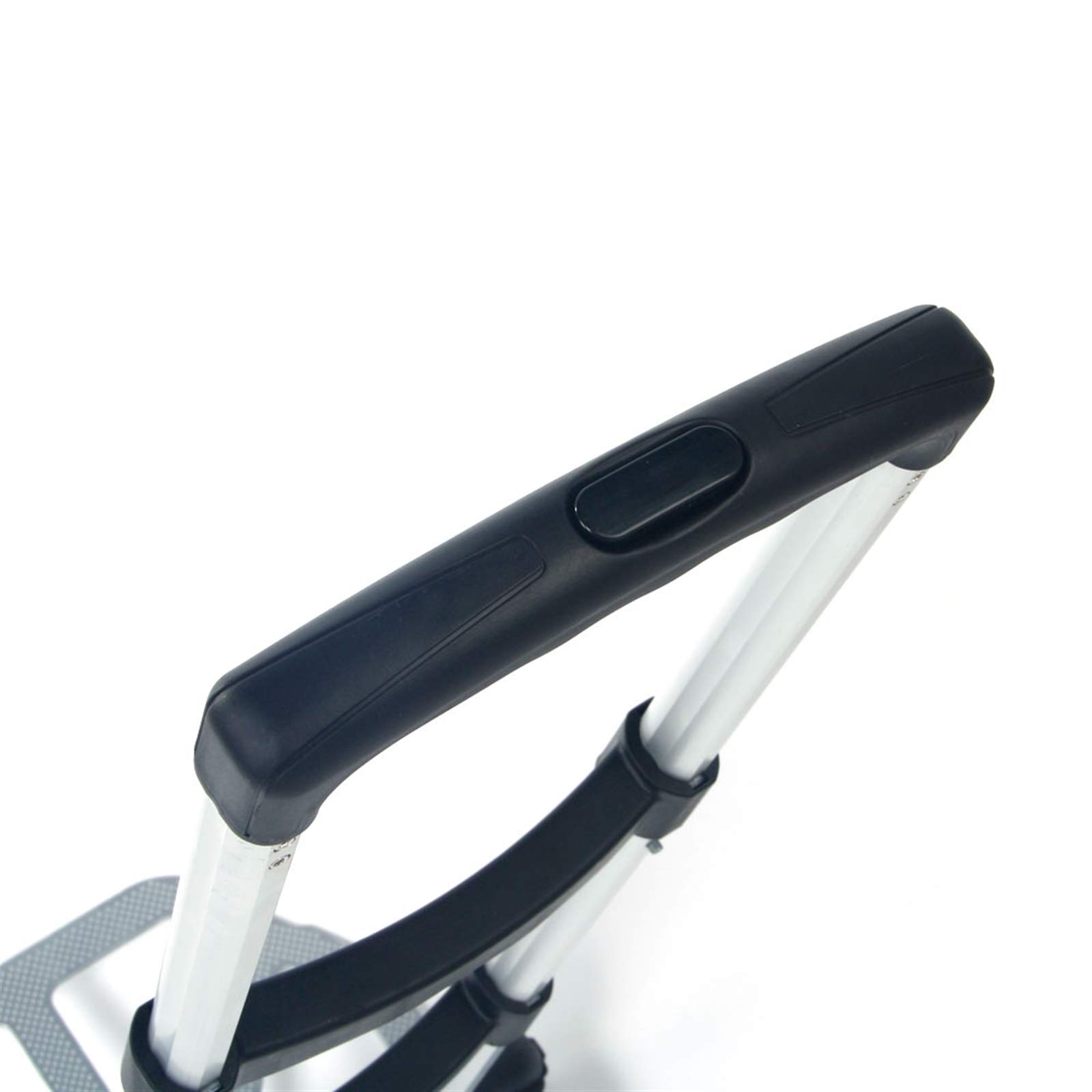 gt6-ZJ Portable Folding Collapsible Aluminum Cart Dolly Push Truck Trolley Black