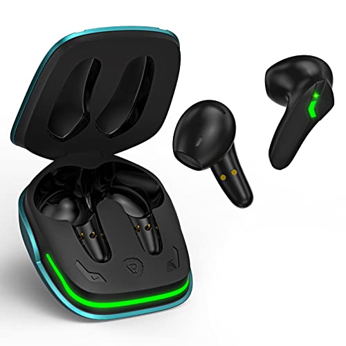 ZBC Wireless Earbuds Bluetooth Headphones Environmental Noise Cancellation Ear Buds 4-Mic Clear Calls 30H Playtime Deep Bass IPX6 Waterproof Sports Earphones & in-Ear Headsets for iPhone Android