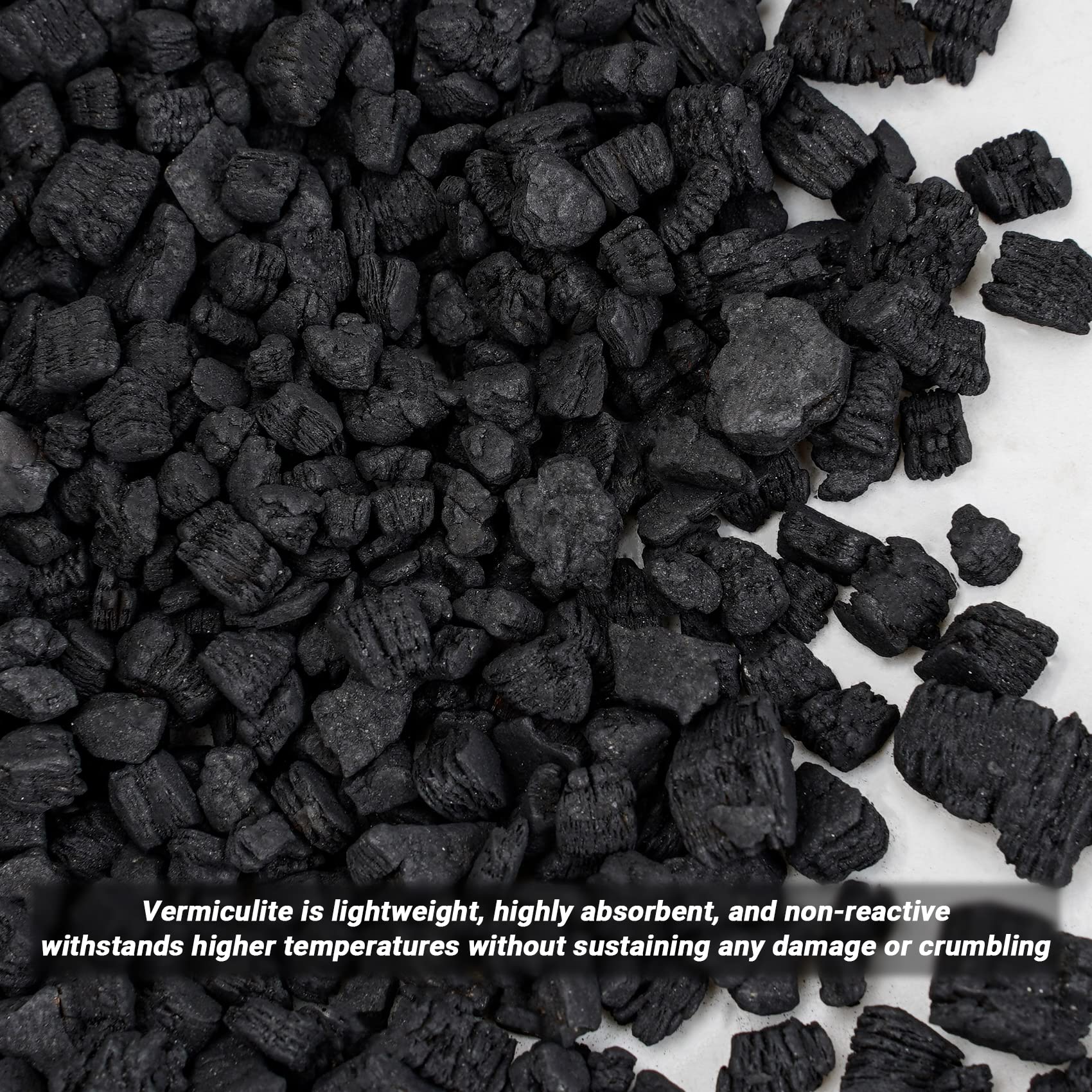 Skyflame Black Vermiculite Granules for Gas Fireplace, 12 oz Bag