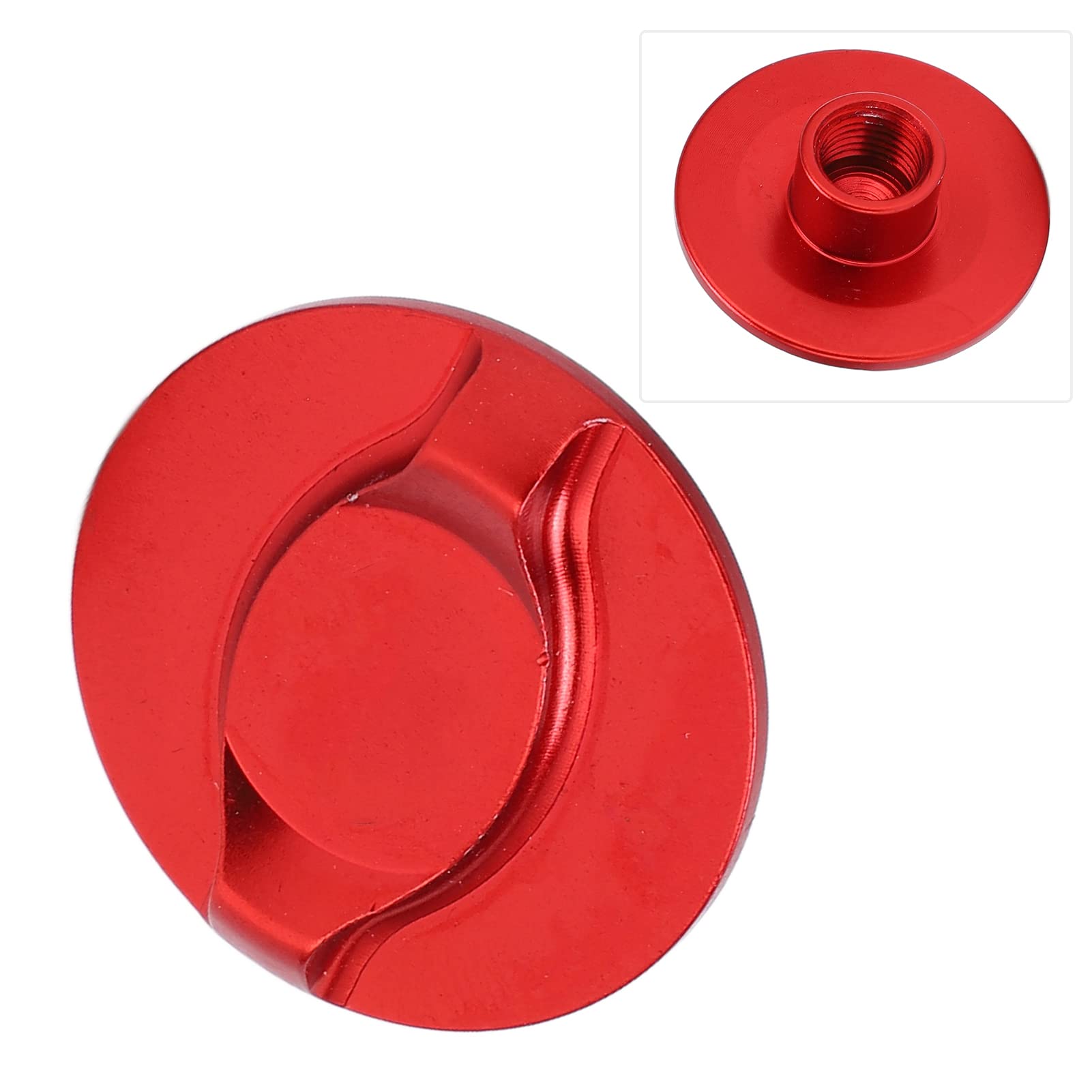 Front Fork Air Value Cover, Suspension Fork Airtight Valve Cover High Toughness Red for Road Bicycle for Mountain Bikes