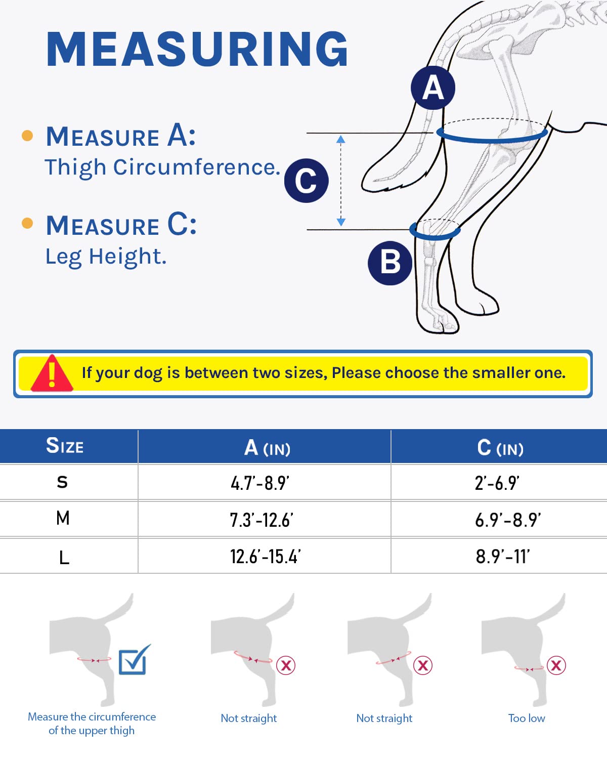 MerryMilo dog knee brace for torn acl hind leg -Upgraded Anti-Slip, Support for Cruciate Ligament Injury, Arthritis, Joint Pain, Muscle Sore, CCL Brace(Size: L, Left Leg)