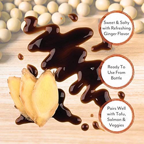 Roland Foods Ginger Soy Glaze, Specialty Imported Food, 12.9-Ounce Bottle