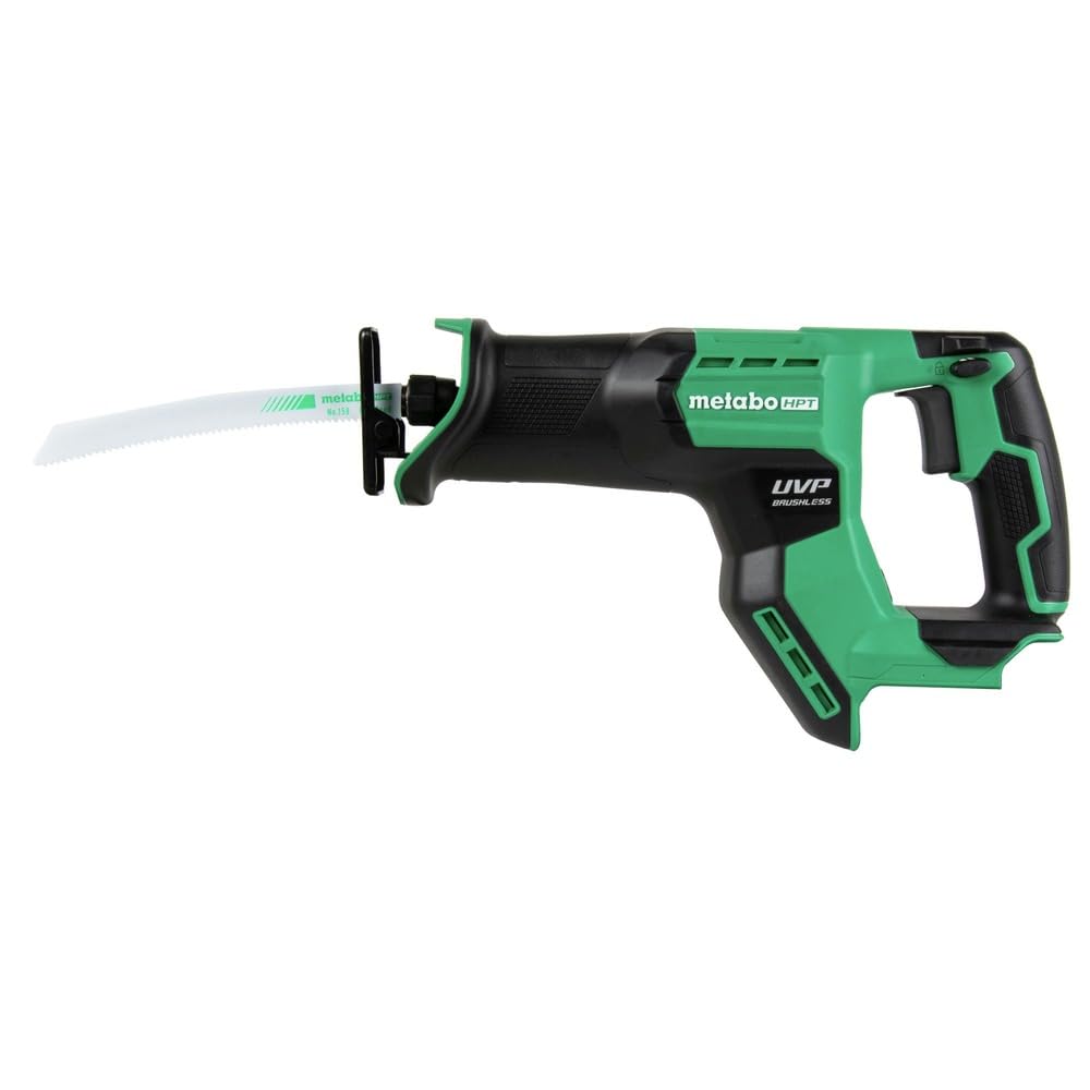 Metabo HPT Cordless 18V MultiVolt⢠Compact Reciprocating Saw | Tool Only - No Battery | 4 Speed Modes | User Vibration Protection | Lifetime Tool Warranty | CR18DMAQ4