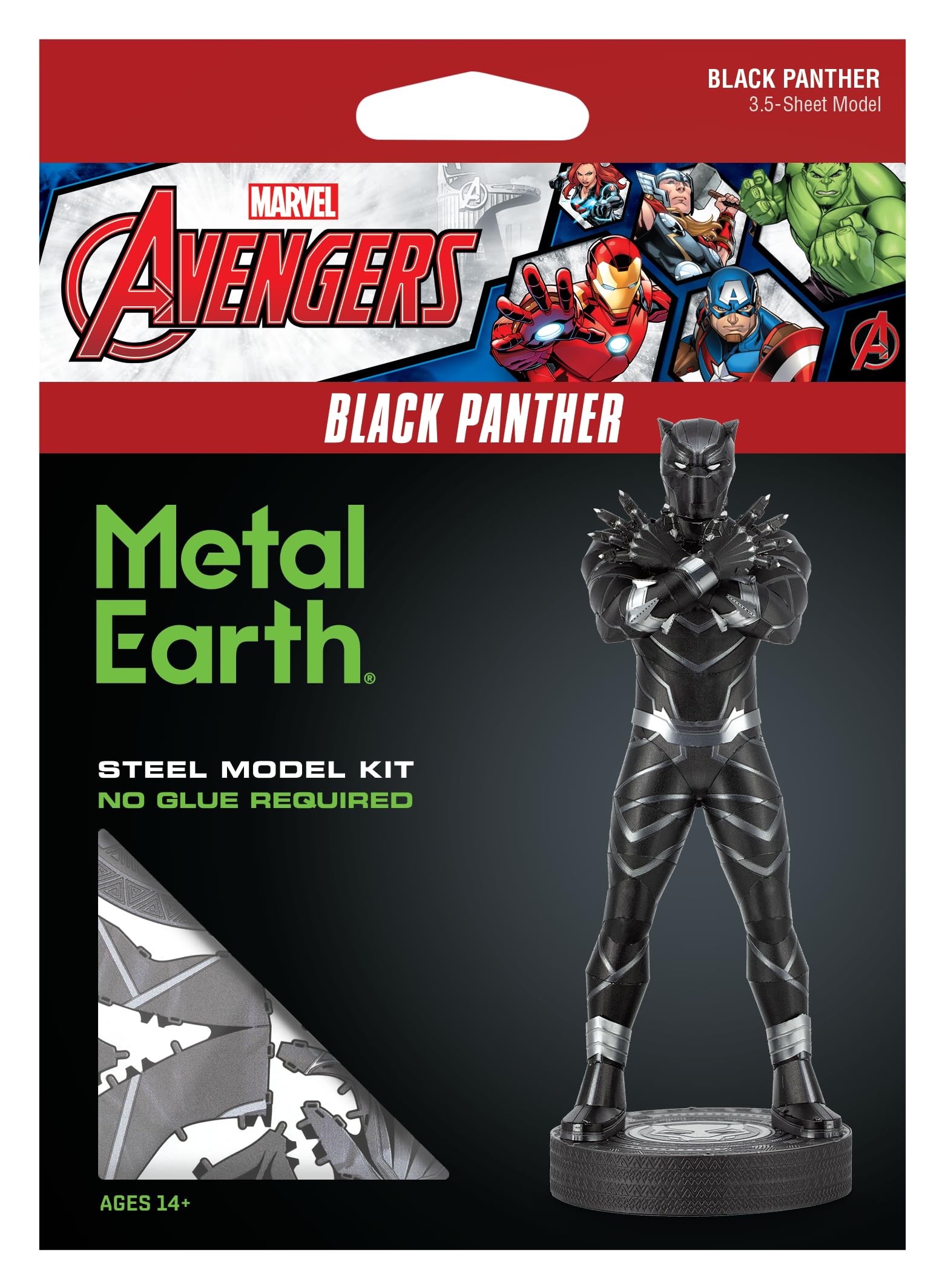 Metal Earth Marvel Black Panther 3D Metal Model Kit Fascinations