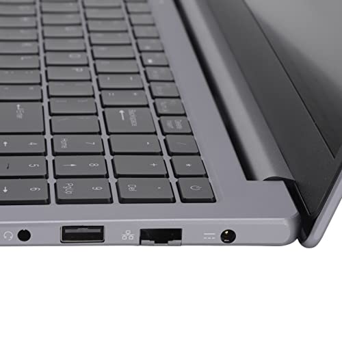 Gaeirt Computer Laptop, DDR4 2666MHz 4GB and 128GB 4800mAh Battery 15.5in Laptop Space Gray 15.5in HD IPS Screen for Work(#2)