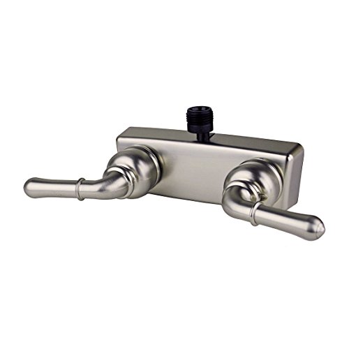 HowPlum RV/Mobile Home Shower Valve with Hand-Held Shower, Brushed Nickel