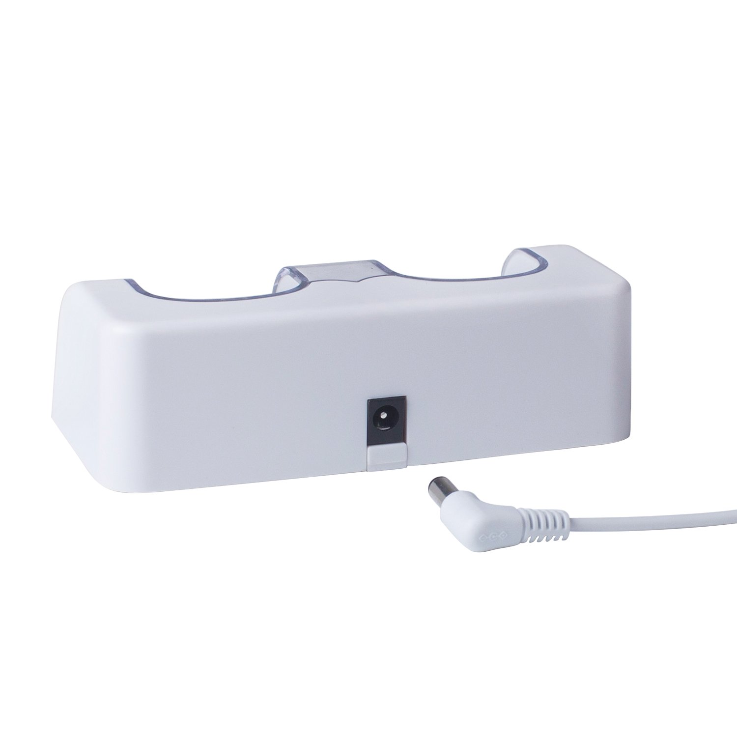 TechKen Dual Charging Station with 2 Rechargeable Batteries for Wii Controllers, Charging Dock for Wii Controllers, Wii Charger Station, Wii Charging Station