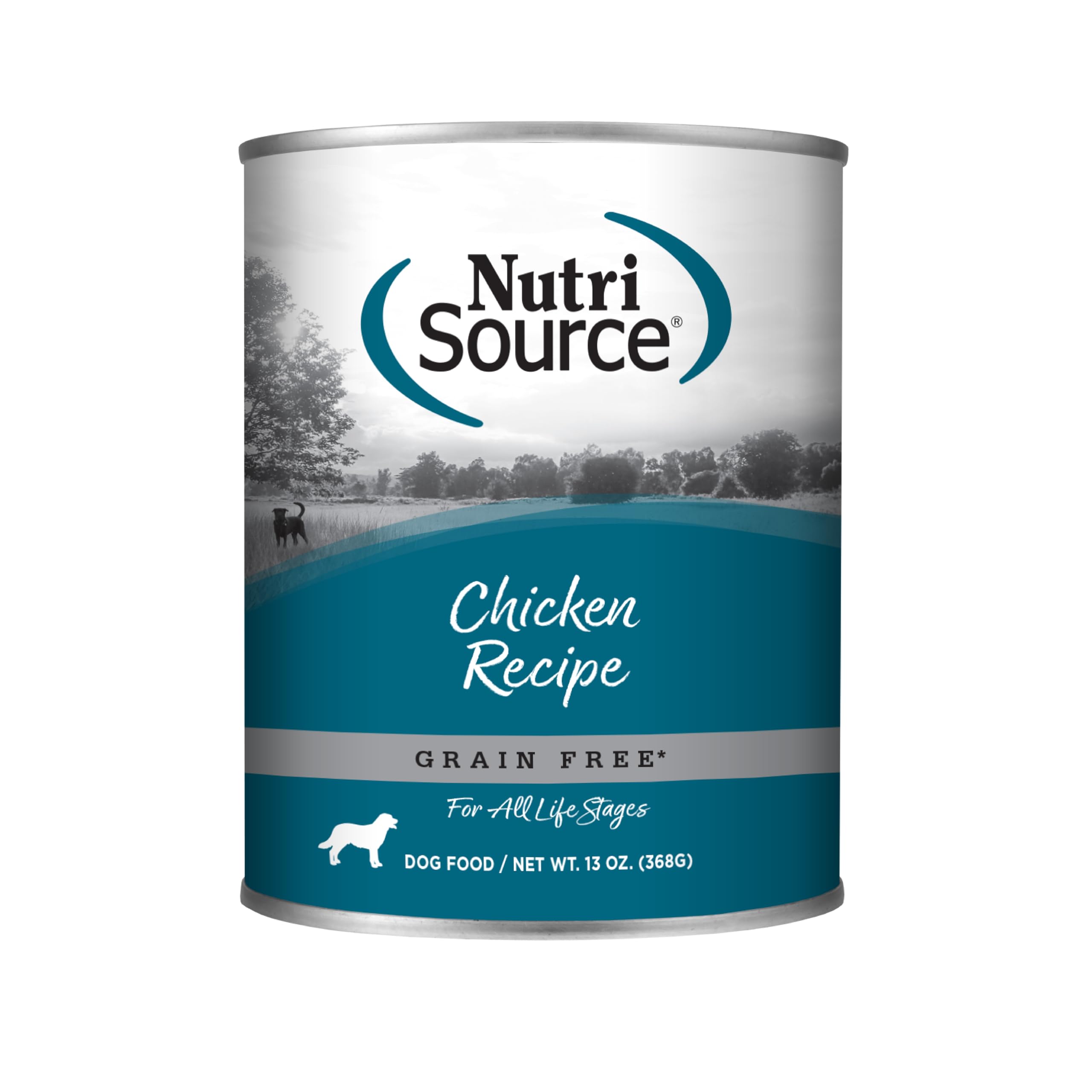 NutriSource Grain Free Wet Dog Food, Chicken and Chicken Liver, 13 Ounce (Pack of 12)