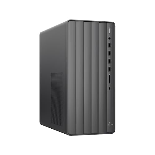 HP Business Newest 13th Generation Envy i5 Tower Desktop, Intel i5-13400 Processor, 32GB RAM, 2TB SSD, Wi-Fi 6, HDMI, RJ-45, SD Card Reader, Windows 11 Pro, Black, Wired Keyboard & Mouse