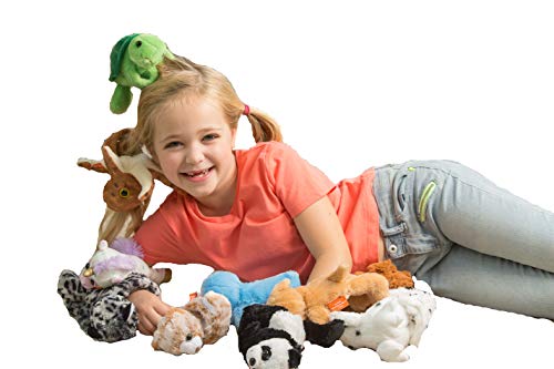 Wild Republic Huggers Otter Plush Toy, Slap Bracelet, Stuffed Animal, Kids Toys, 8 Inches