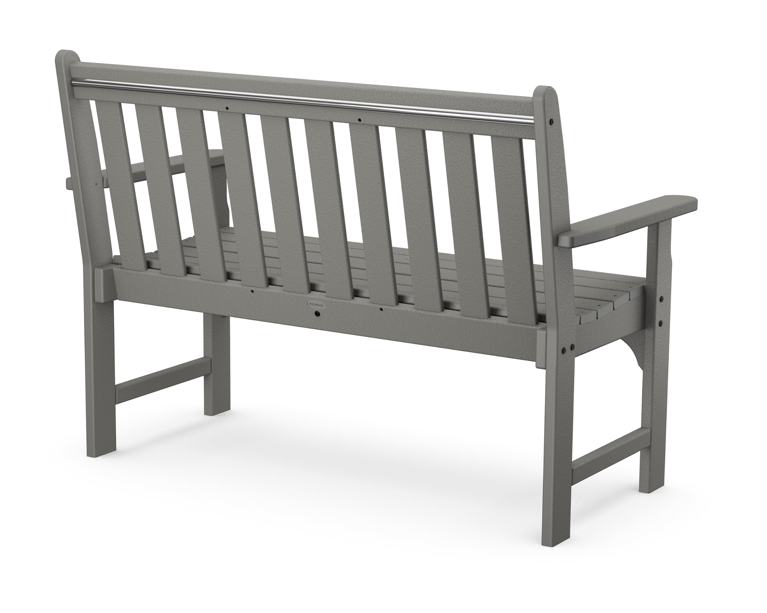 POLYWOOD Vineyard 48" Bench (Slate Grey)