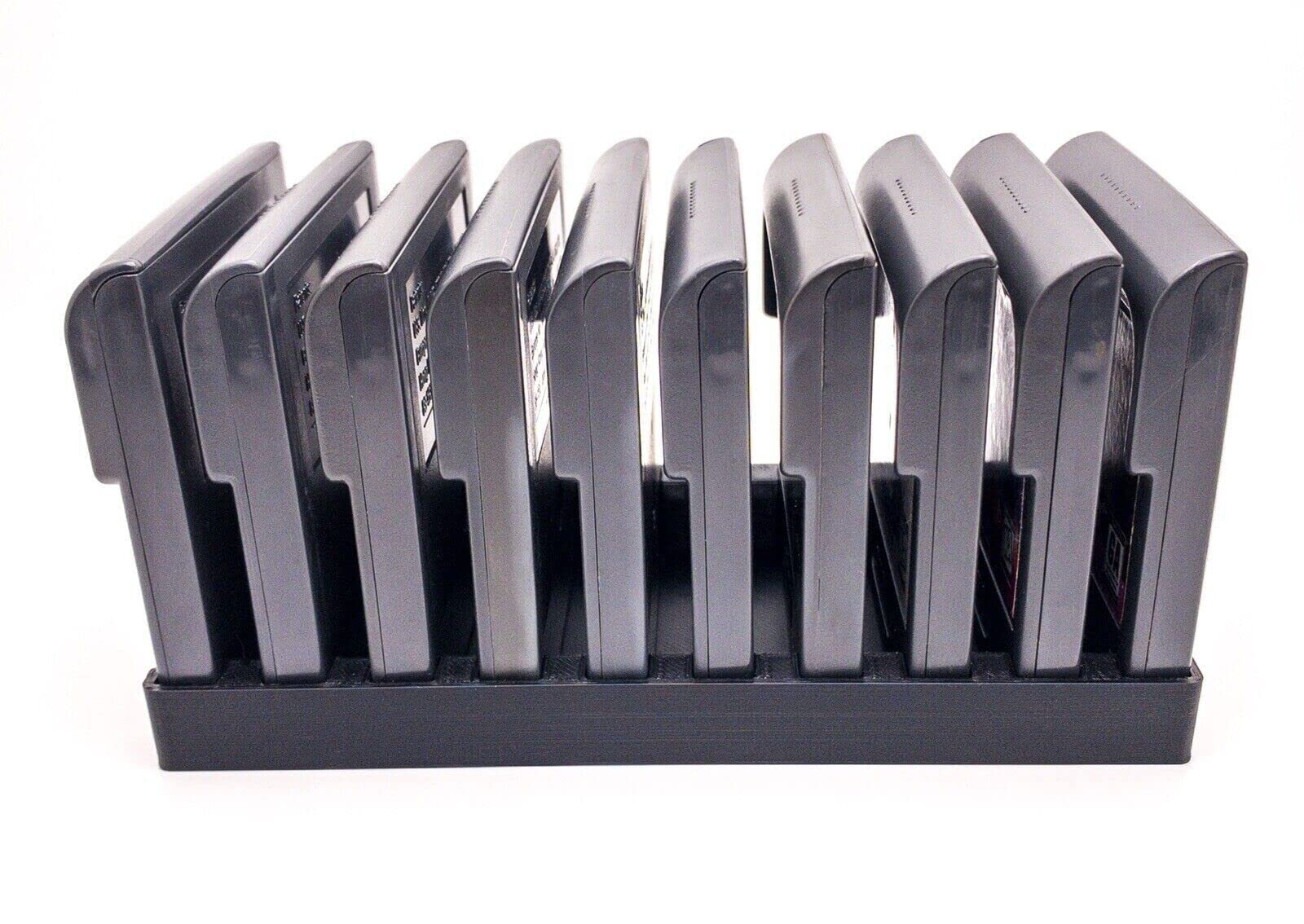 Game Cartridge Holder for Sega Gear Game - Holds up to 10 Games - GameGear Tray