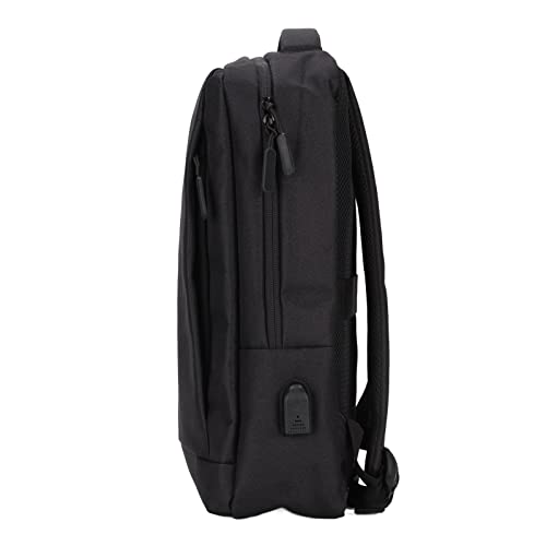 Game Console Backpack, Waterproof Black Comfortable Adjustable Travel Backpack for Game Consoles