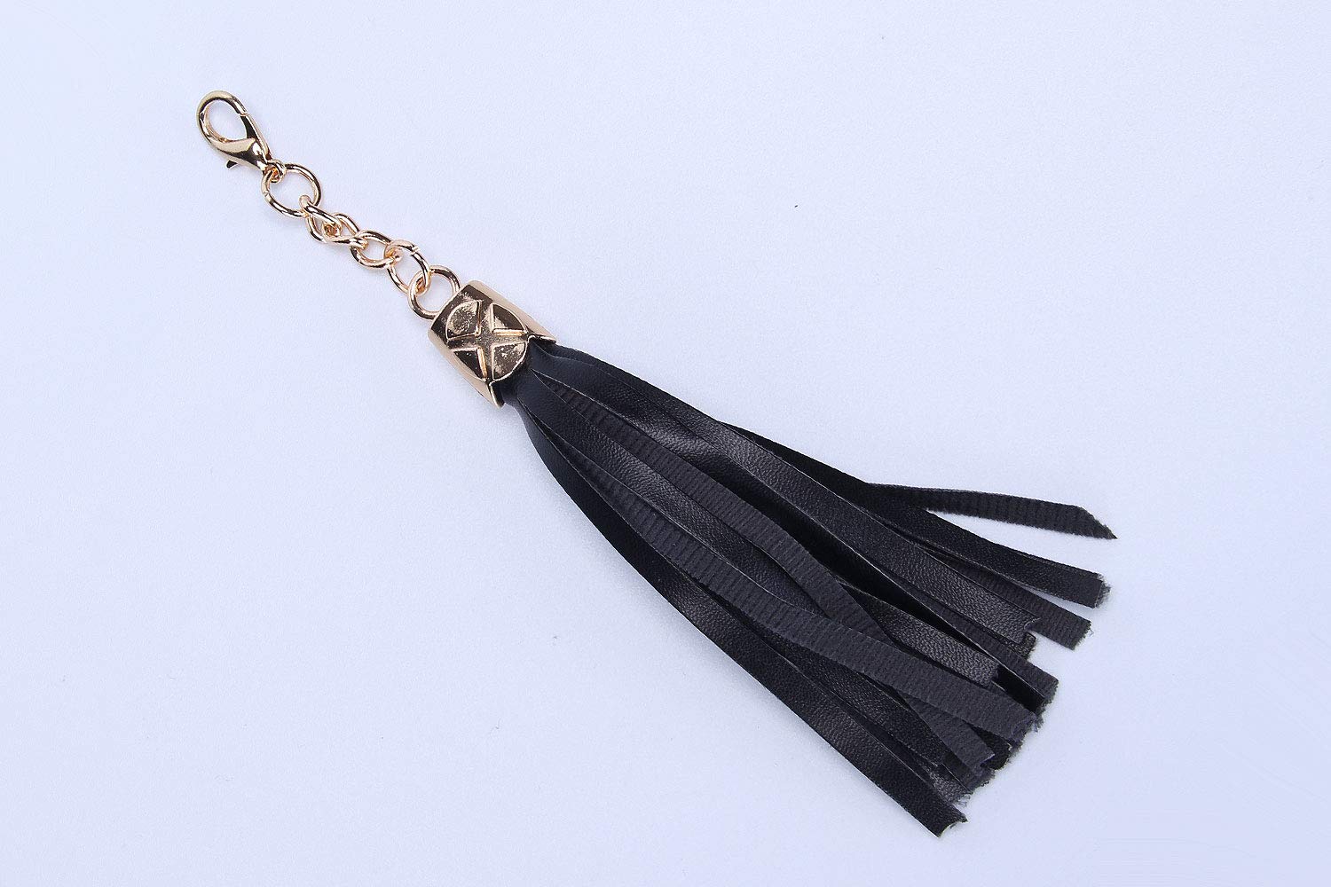 VanEnjoy Purse Strap Replacement with Tassel,Microfiber Nubuck Leather for Crossbody Bag or Handbag (0.5" Wide-Gold Metal)
