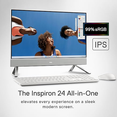 Dell Inspiron 7000-Series All-in-One Desktop,with Microsoft Office Lifetime License, 27" FHD Touchscreen, 10-Core i7-1355U, 32GB RAM, 4TB SSD, GeForce MX550,WiFi 6E, Keyboard & Mouse, Windows 11 Pro