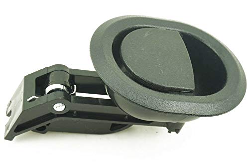 Pmsanzay Universal Oval Black Plastic Sofa Chair Suite Recliner Release Pull Handle Settee Couch Cable Part Adjuster/Durable Release Lever Handle Hard for Most Brands（Pack of 2）
