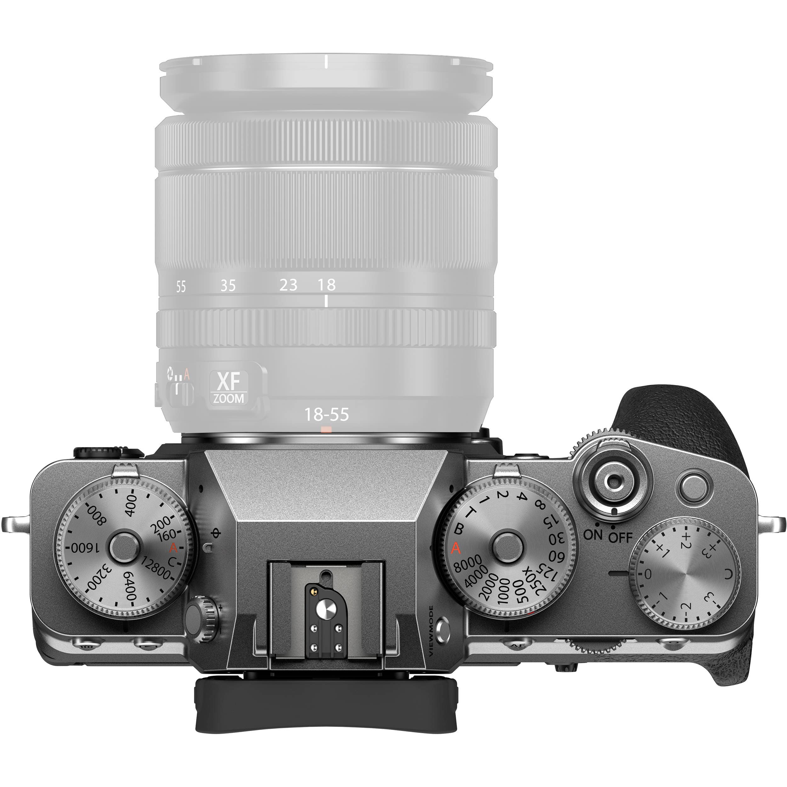 FUJIFILM X-T4 Mirrorless Camera (Silver - Body Only) + SanDisk 128GB Extreme Pro SDXC, Lightweight 72” Tripod, 180° Flash Bracket, Deluxe Water-Resistant Camera Backpack & Much More (26pc Bundle)