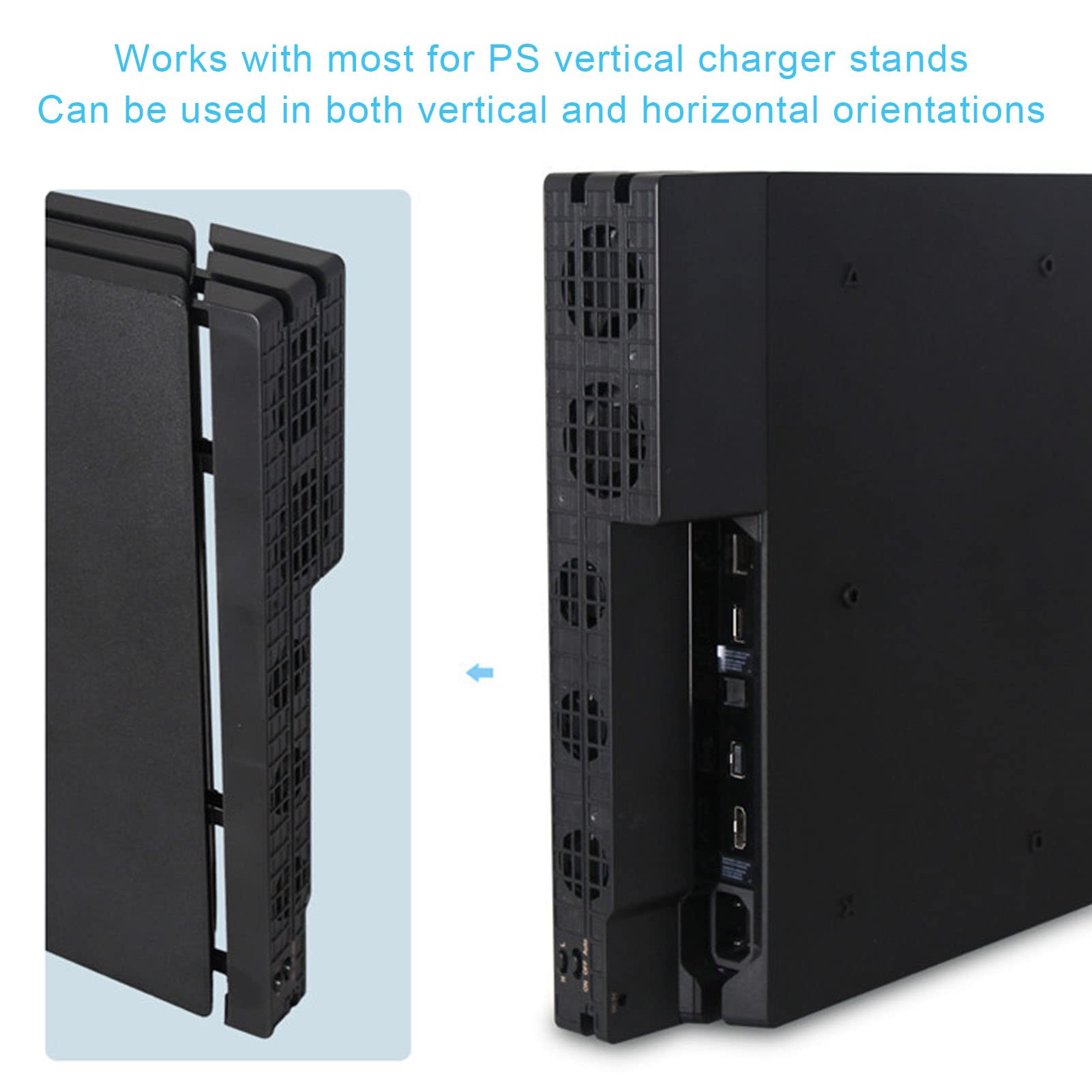 Game Temperature Control Cooling Fans, Efficient USB External Cooler 2 Types of Cooling 2 Working Modes for Game Console