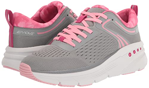Easy Spirit Women's Limited Edition Maxine 11 Emove Walking Sneaker, Grey 030, 8.5 Wide