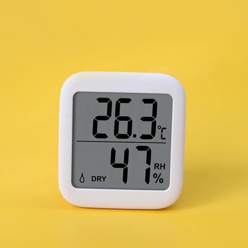 LNYHLXS Hygrograph Indoor Household Electronic Thermometer Wet and Dry Digital Display Wall Mounted Room Temperature Table