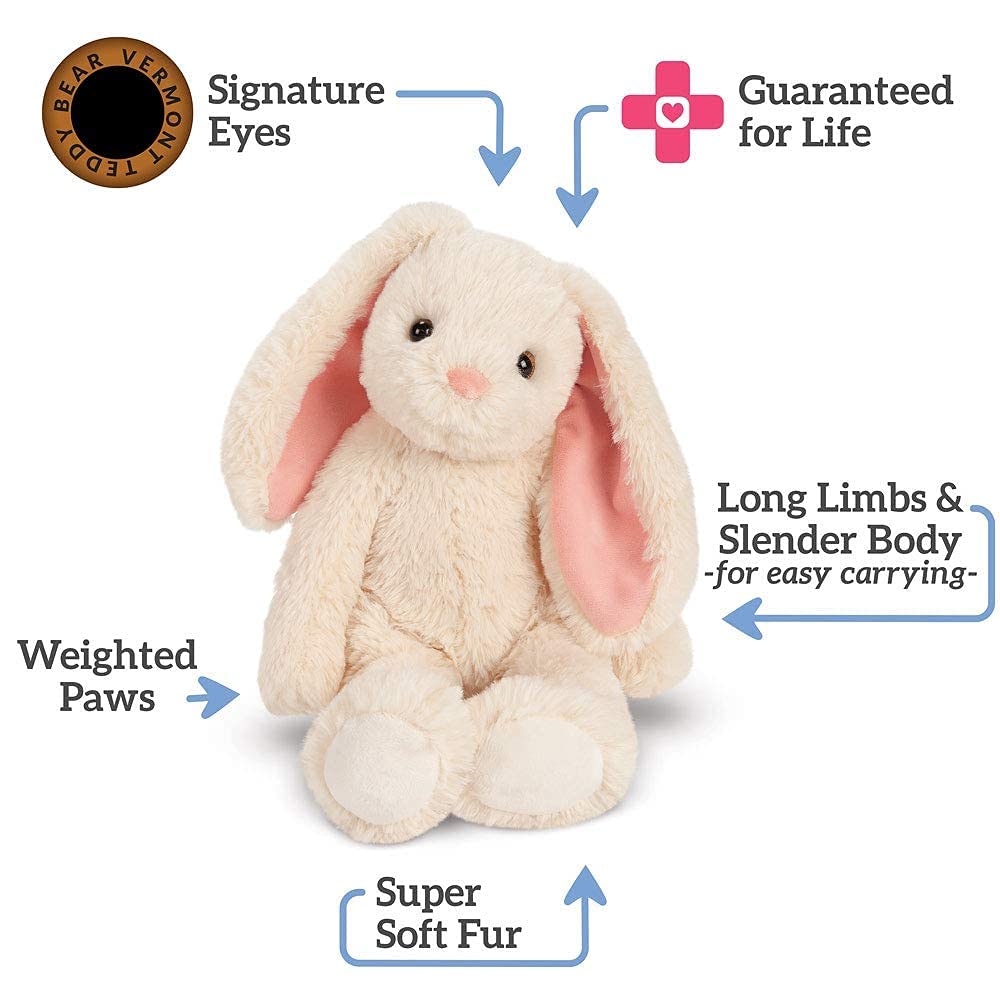 Vermont Teddy Bear Stuffed Bunny - Bunny Stuffed Animal, 15 Inch, Buddy