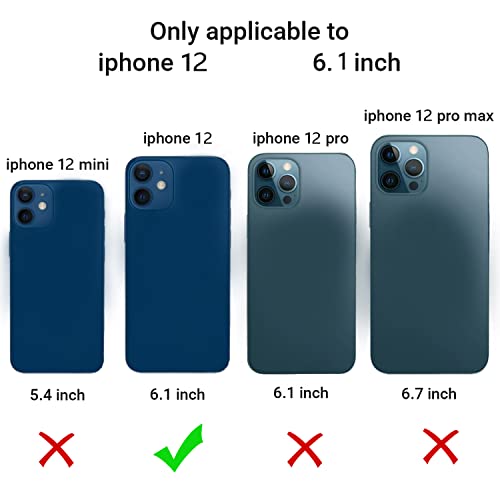 JHLZSST for iPhone 12 Cute Case, Cool Cartoon Space Rocket Design Stylish Bumper Soft TPU Rubber Protective Anti-Slip Shockproof Fashion Case Man Women,Black