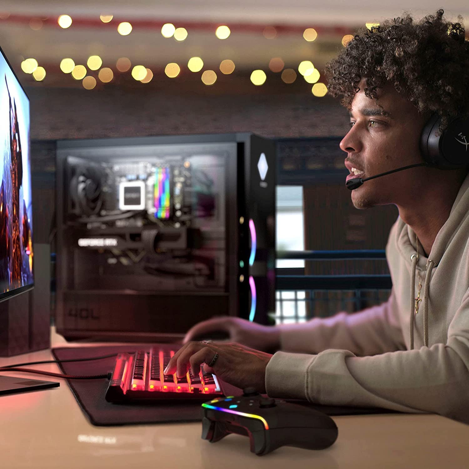 HP OMEN 40L Gaming Desktop GT21 Intel Core i7-12700K, NVIDIA GeForce RTX 3060 Ti 8GB GDDR6, 16GB DDR4 RAM, 512GB SSD Storage, Liquid Cooler, Windows 11 Home