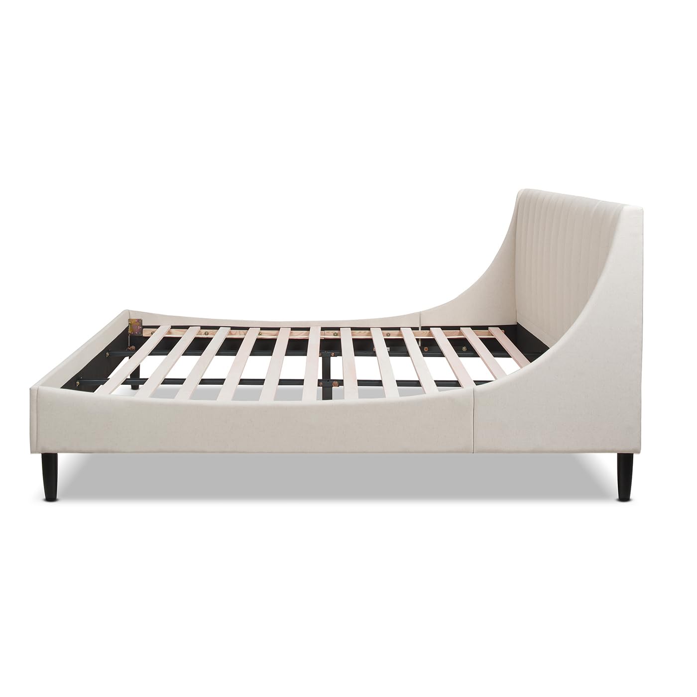 Jennifer Taylor Home Aspen Vertical Tufted Modern Headboard Platform Bed Set