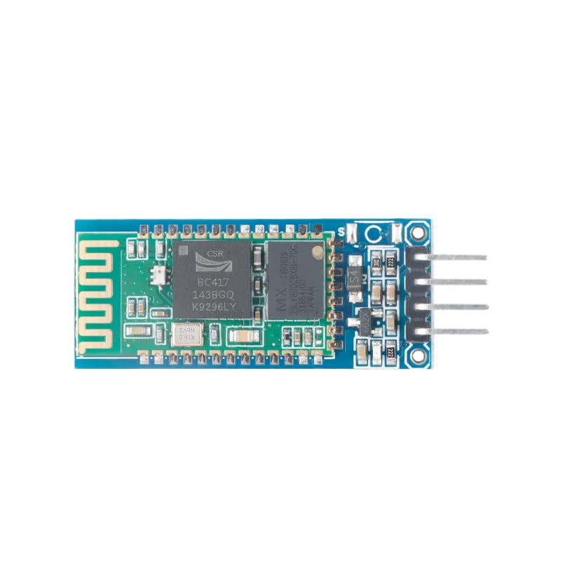 JESSINIE 2Pcs HC-06 Wireless Bluetooth Module 2.4GHz Bluetooth Serial RF Transceiver Module 3.0~3.6V BT Serial Adapter Smart Home for Arduino