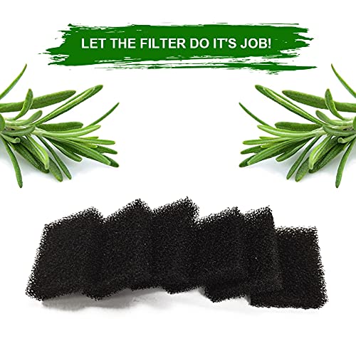 Ecoogrower 30-Pack Pump Filter for Aerogarden Hydroponic Growing System, Pump Filter Sponge Replacement Accessories Compatible with Aerogarden Plant Germination Kits