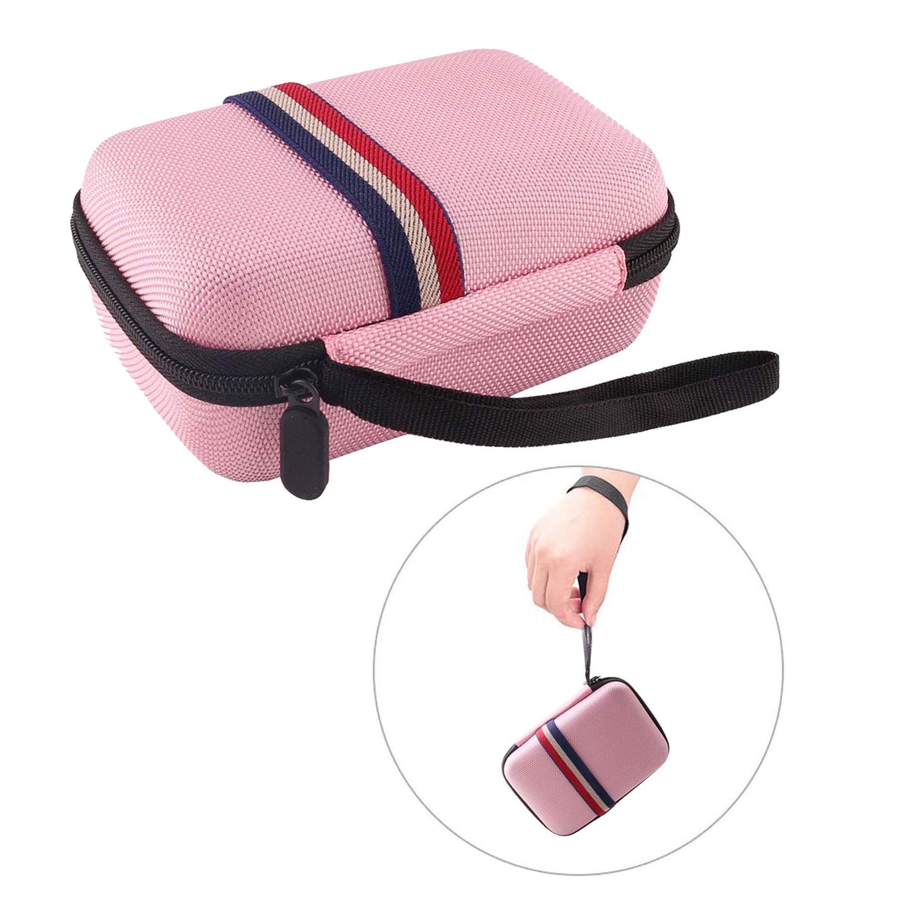 waiyu Hard Carrying Case for PROGRACE Handheld Game Kids Camera (Pink)