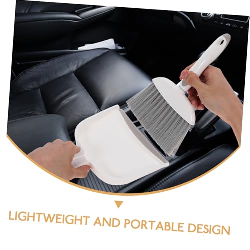KICHOUSE 1 Set Mini Broom Dustpan Mini Dustpan Small Broom and Dustpan The Cars Whisk Brooms Table Crumb Sweeper Table-top Cleaning Brush Kitchen Cleaning Shovel Small Brush and Dustpan Pp