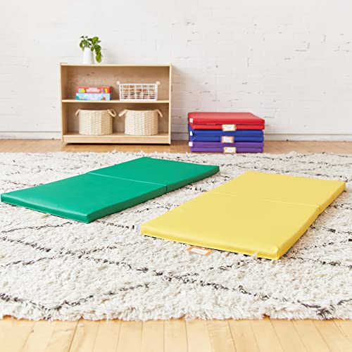 ECR4Kids SoftZone Folding Rainbow Rest Mats, Classroom Furniture, Assorted, 5-Piece