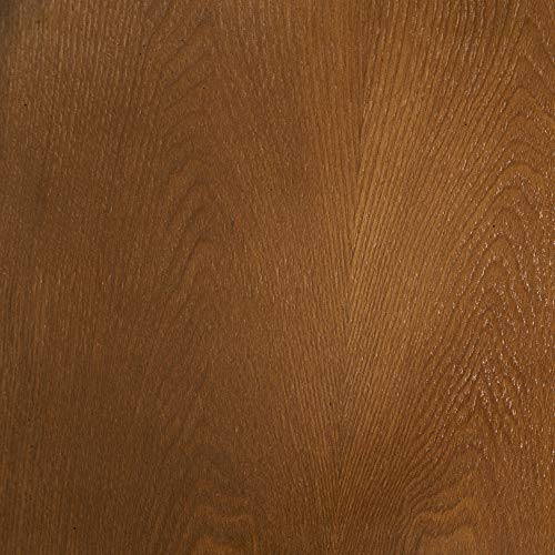 Walker Edison Modern Farmhouse Wood X-Back Armless Dining Chairs Kitchen, Set of 2, Brown