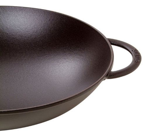 Staub USA FBA_1313923 Woks, 37 cm, Matte Black