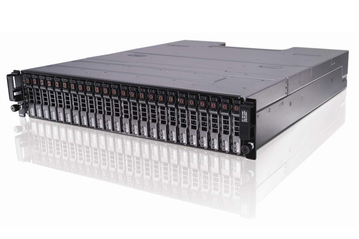 Dell PowerVault MD1220 DAS Redundant 6Gb/s SAS/SATA EMM Modules 14.4TB (24 x 600GB) (Renewed)