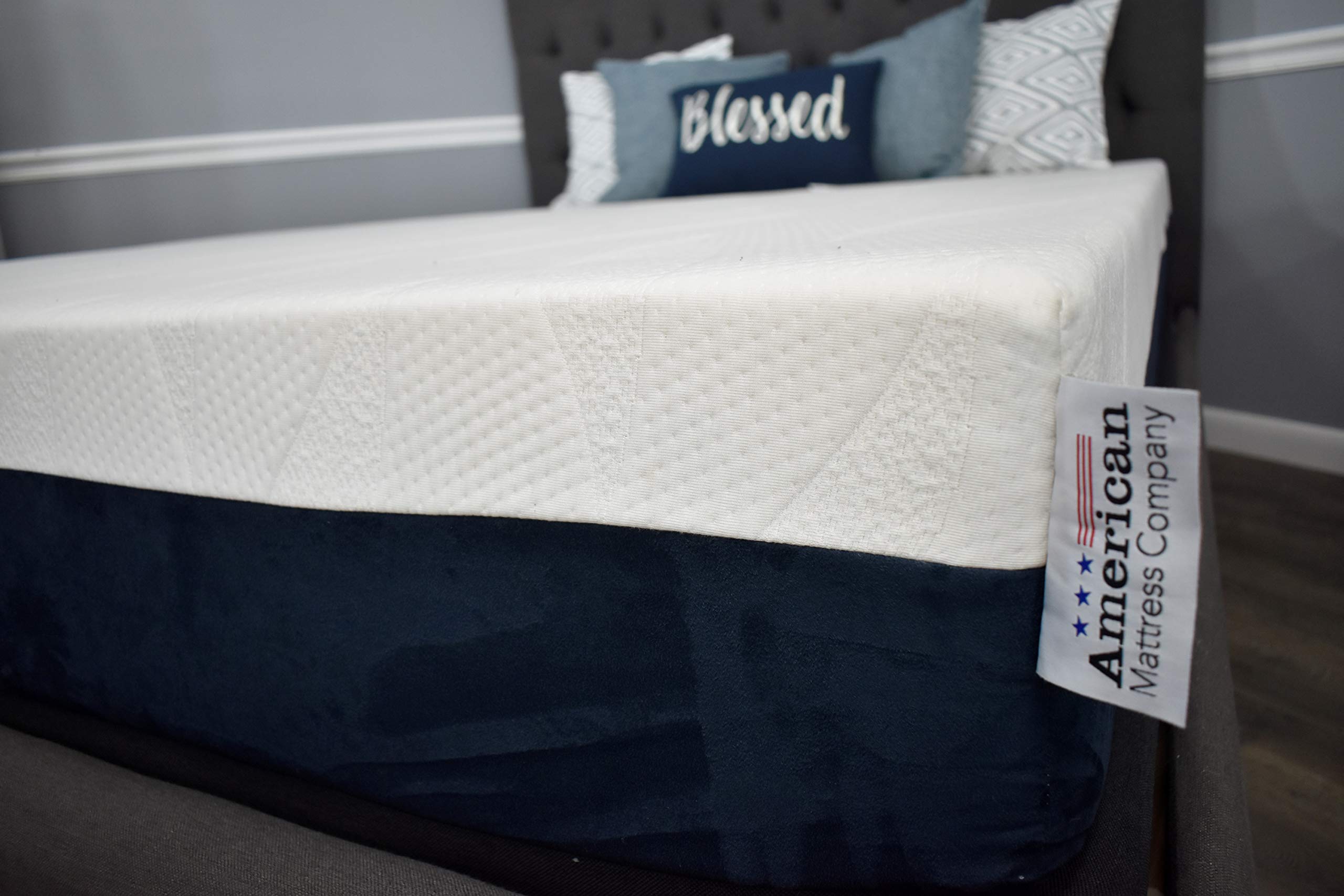 Made in The USA 10" Graphite Infused Memory Foam Mattress Sleeps Cooler (Camper RV Queen - 60x75)