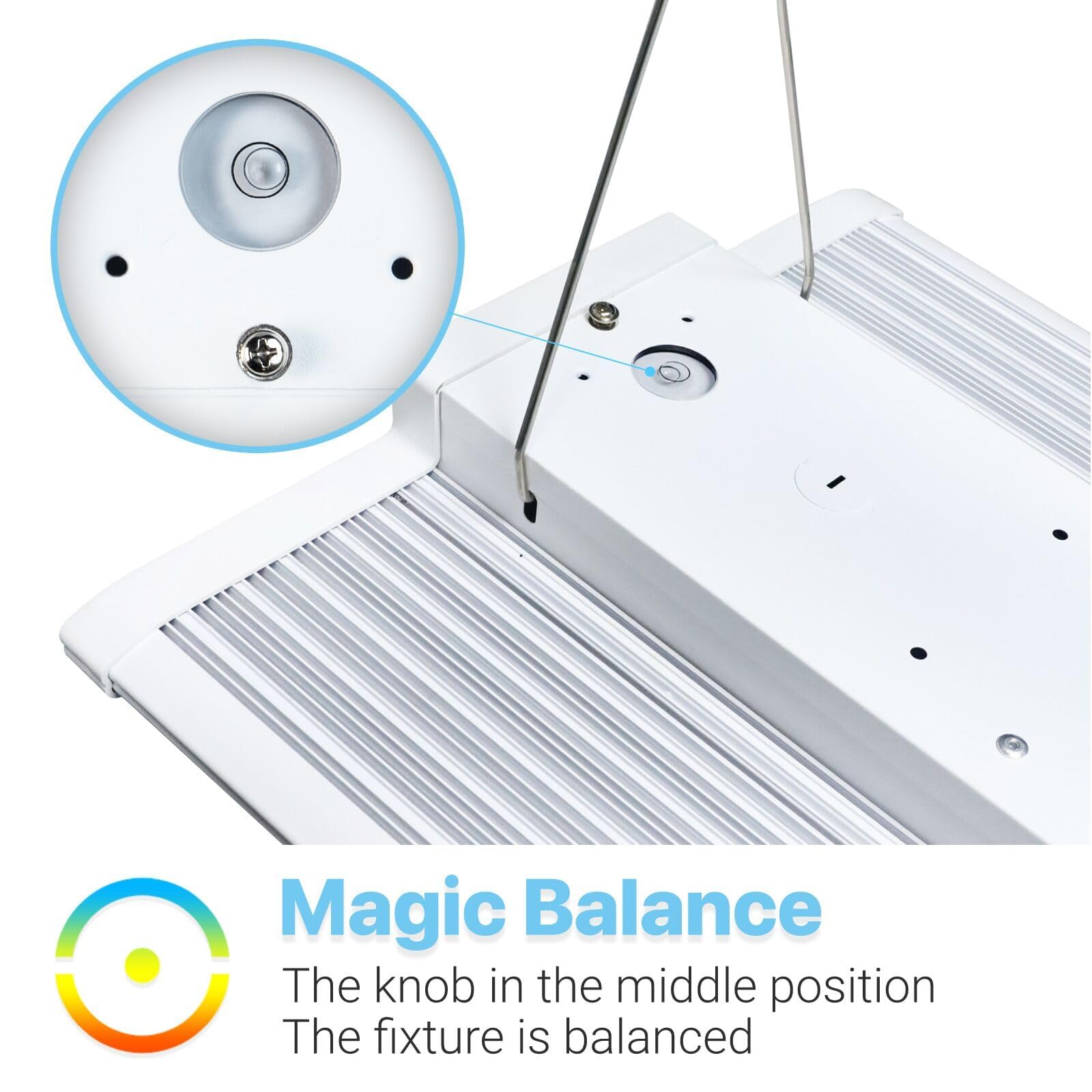 HYPERLITE 10P LED High Bay Light 220W & Linear High Bay Light Ceiling Mount 10 Pack
