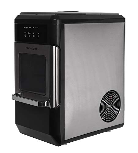 Frigidaire EFIC235-AMZ Countertop Crunchy Chewable Nugget Ice Maker, 44lbs per day, Self Cleaning Function