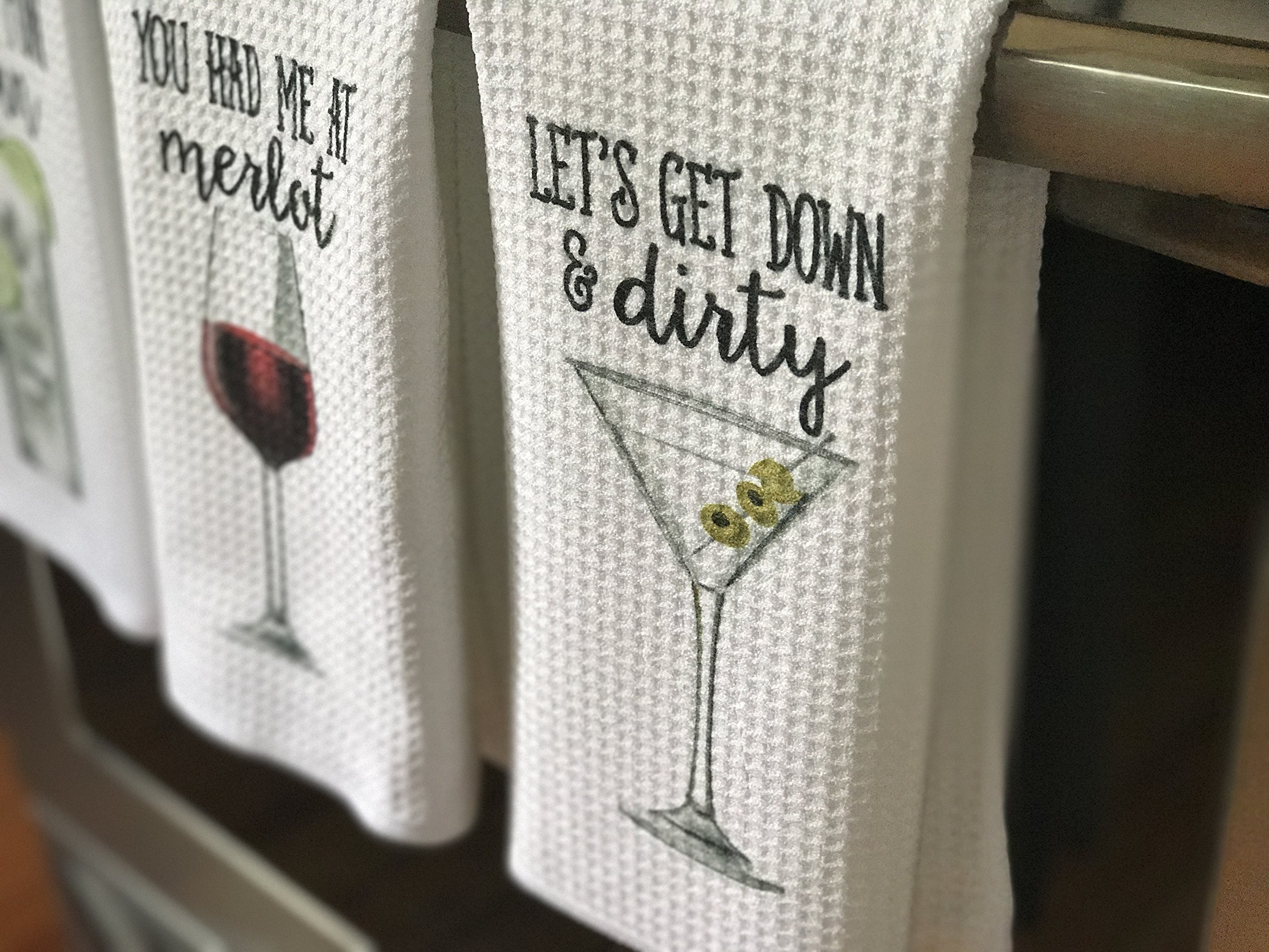 Funny Alcohol Kitchen Towel Gift Beer Lover Whiskey Shot