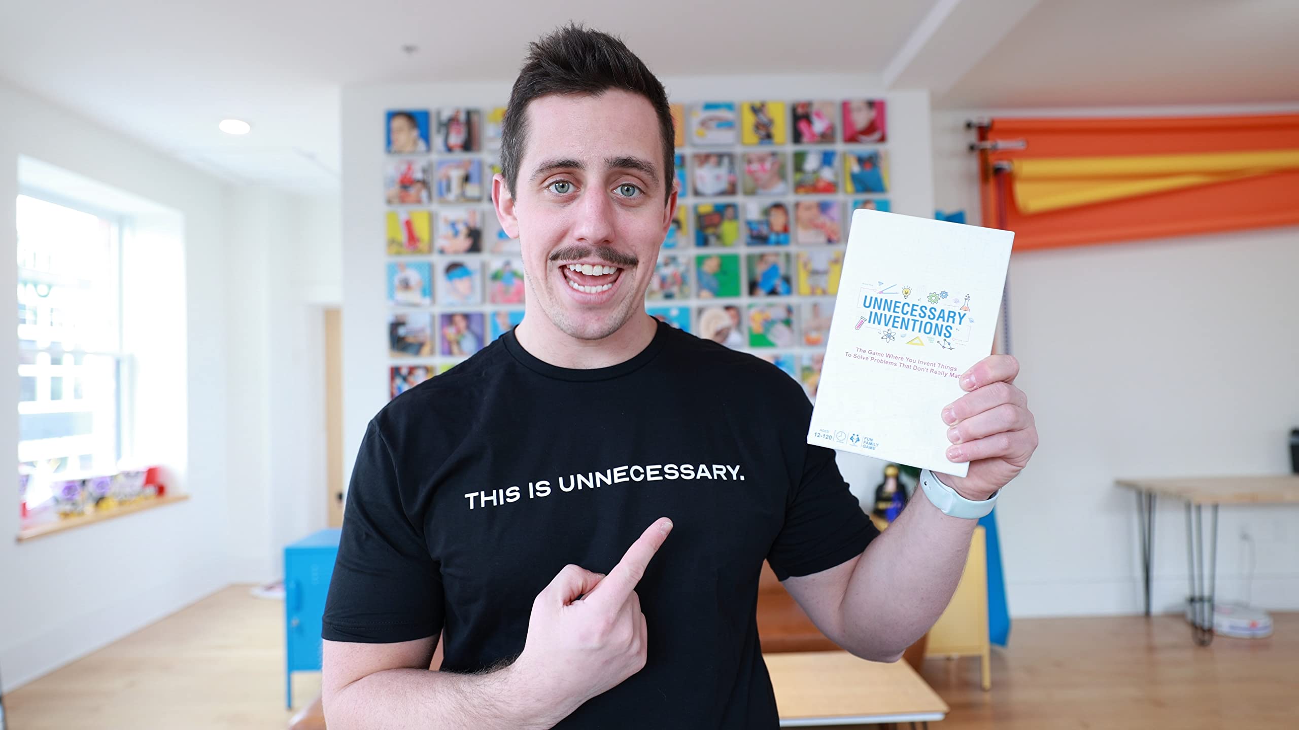 Funderdome Unnecessary Inventions - The Game Where You Invent Things to Solve Problems That Don’t Really Matter, Ages 12+ for 4-8 Players