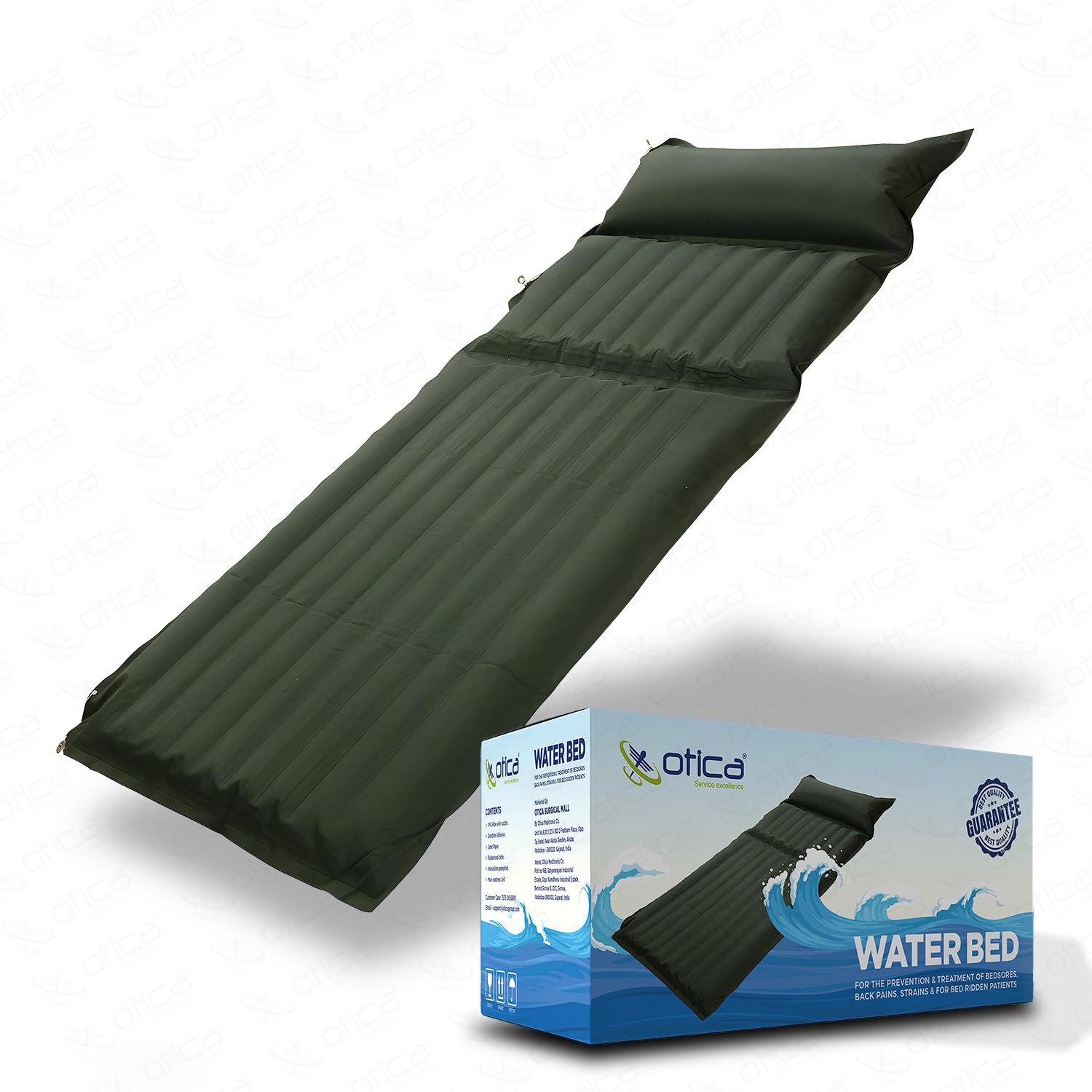 otica Water Bed for Bed Sores Prevention for Bed Ridden Patient and in Long Term hospitalization(Multicolor)