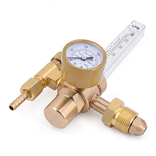 HZXVOGEN Flowmeter Argon Co2 Gas Regulator Tig Mig Welding Pressure Reducer Flow Gauge