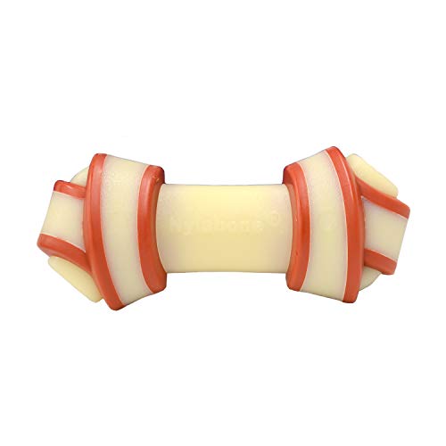 Nylabone DuraChew Rawhide Alternative Knot Bone Beef Regular