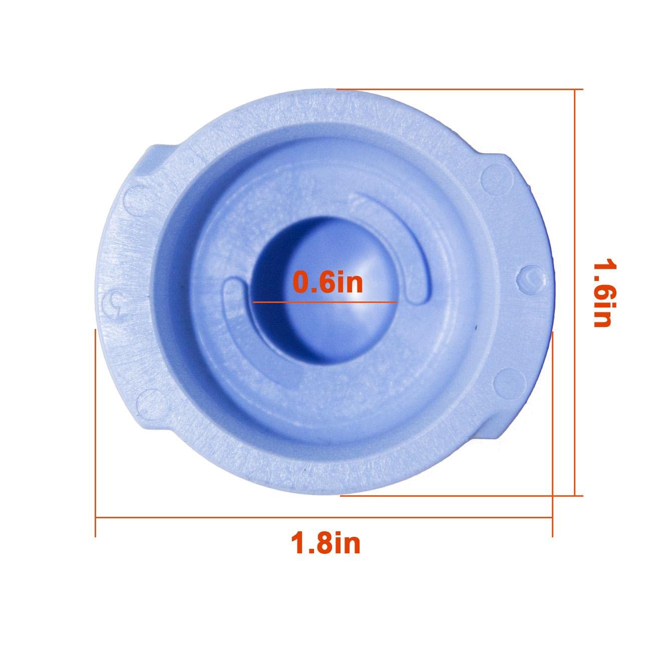 WP12664501 For Whirlpool Refrigerator Fil-ter Bypass Cap W11395888 12664501SP plugs EveryDrop Fil-ter 4 slot - 1 Pack